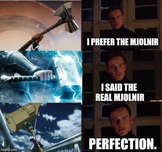 Thor hammer sucks - 9GAG