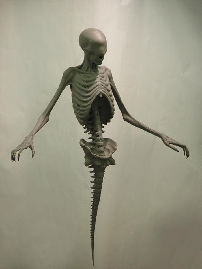 Dementors from Harry Potter without their cloaks are even creepier than ...