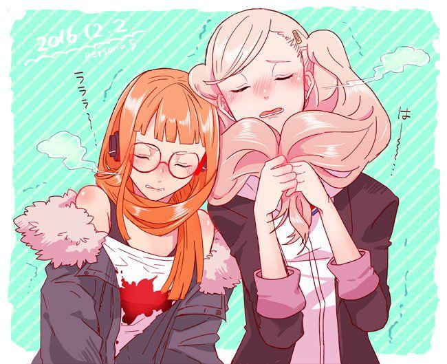Posting Persona pics daily. Day 747: P5 Futaba and Ann - 9GAG