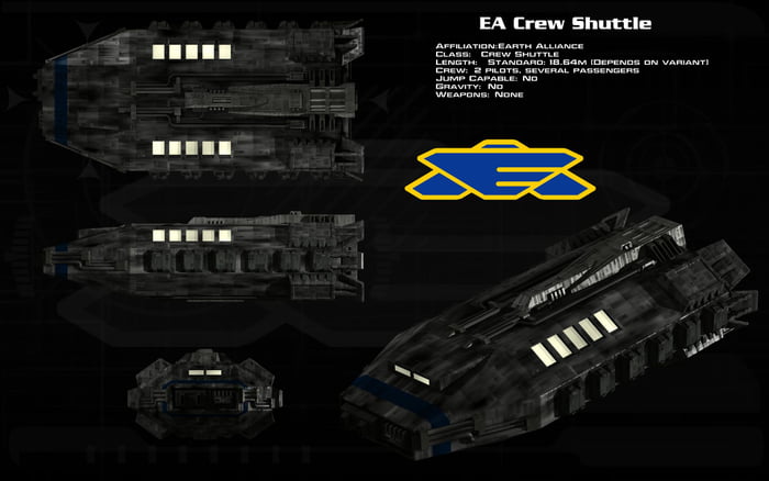 Daily dose of Babylon 5 - Standard Crew Shuttle - Standard Crew Shuttle ...