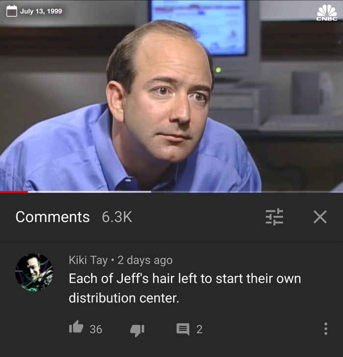 On a 1999 interview with Amazon founder and CEO Jeff Bezos - 9GAG