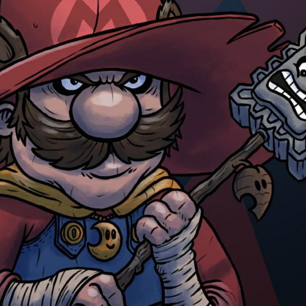 Recent drawing: Wizard Mario - 9GAG