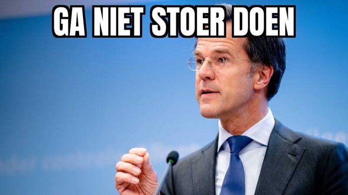 Mark Rutte memerij - 9GAG