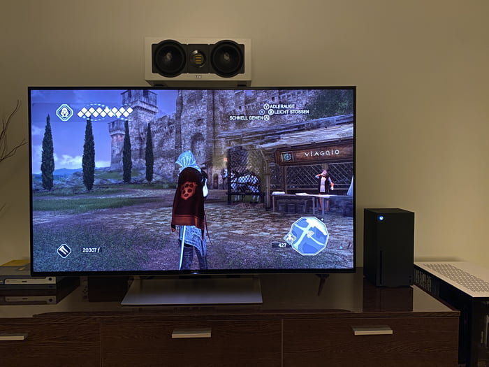 Bought a next gen console, playing AC:2 -.- - 9GAG