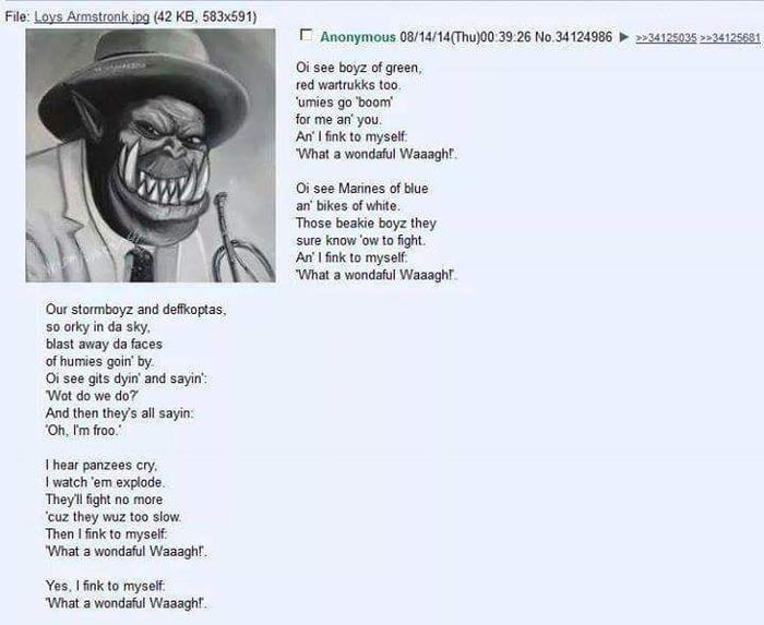 What a wonderful Waaagh! - 9GAG