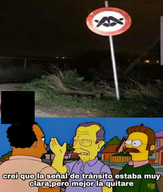 ¿Que chingados significa esa señal? - 9GAG
