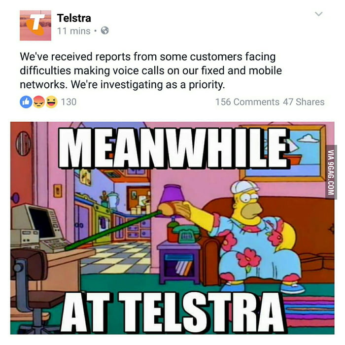 Telstra Homer Memes