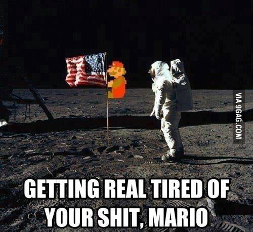Mario not again - 9GAG