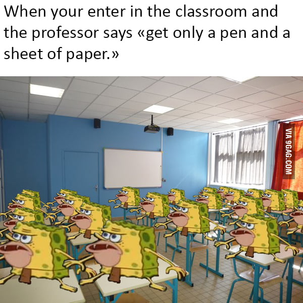 In a normal meme school day - 9GAG