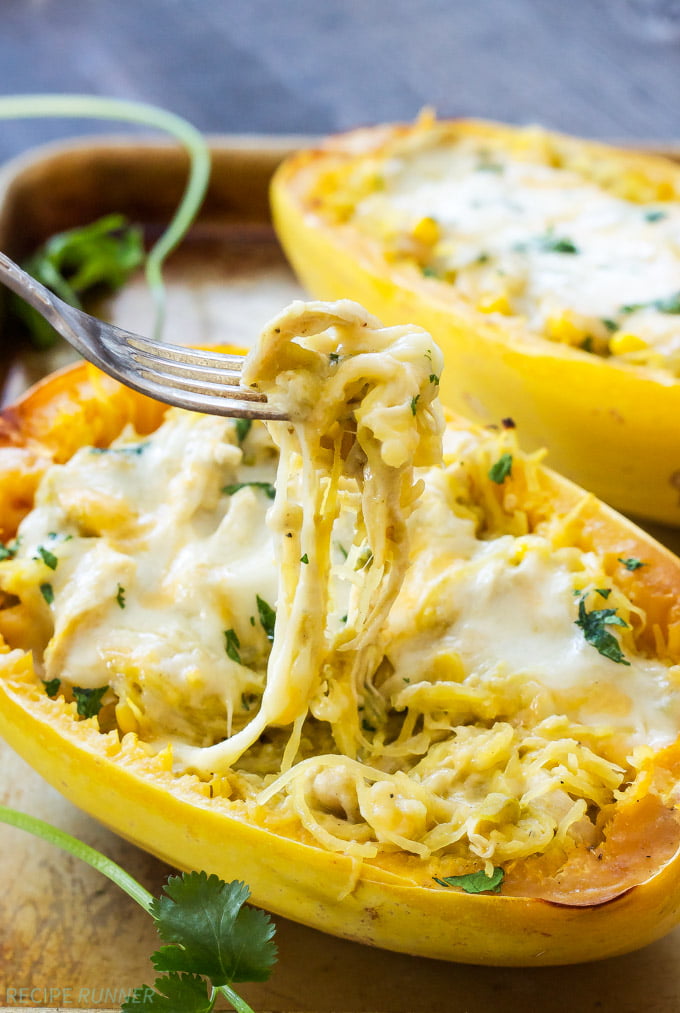 Cheesey Green Chile Chicken-Stuffed Squash - 9GAG