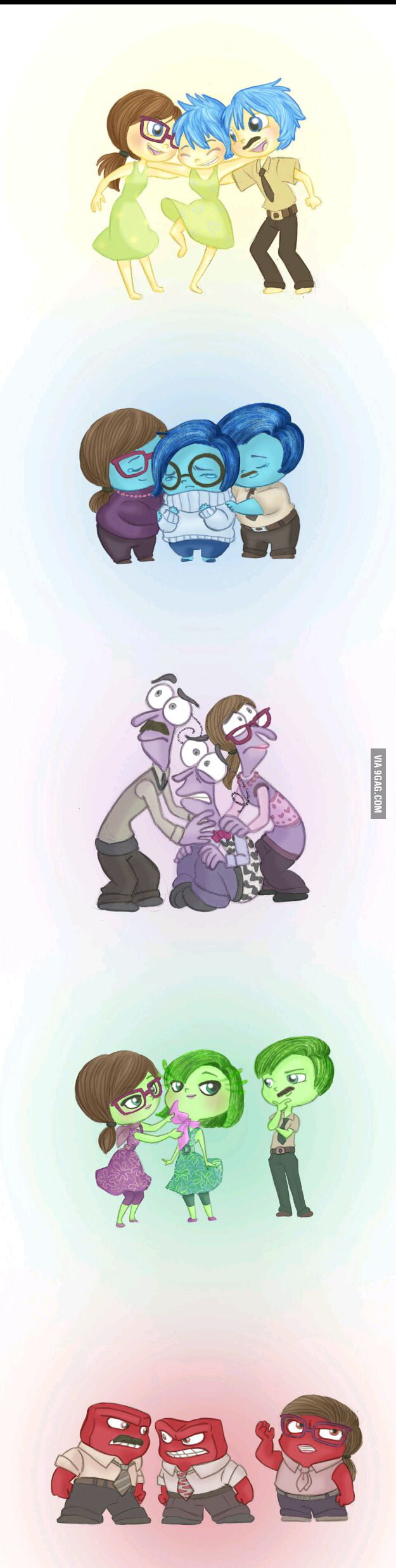 Inside out families by kikaigaku deviantart - 9GAG