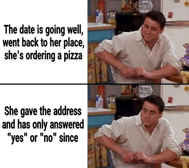 I'm sure it's fine, just a normal pizza place - 9GAG