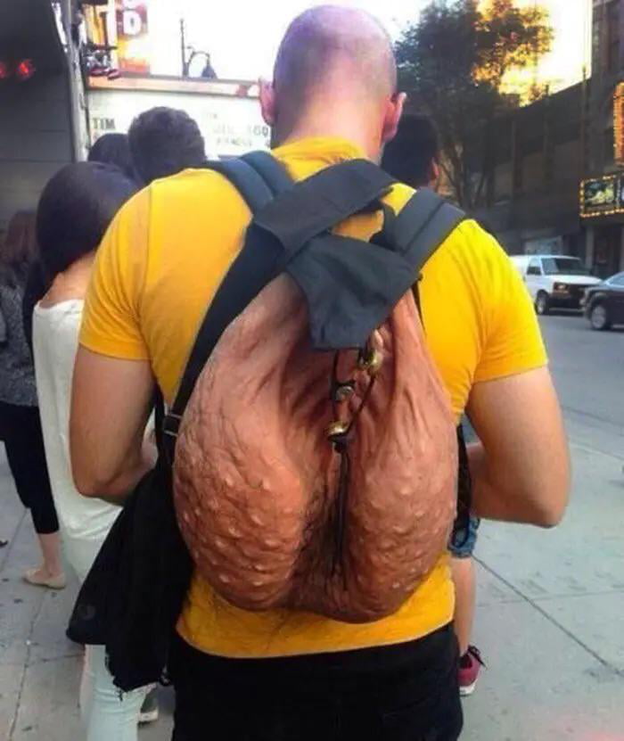 Single but too shy to mingle? Let this backpack break the ice.. - 9GAG