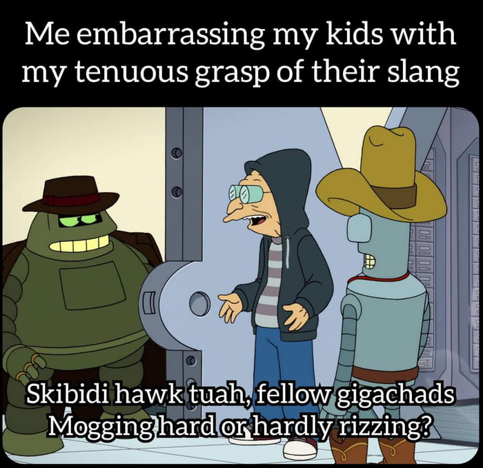 Mogging hard or hardly rizzing - 9GAG