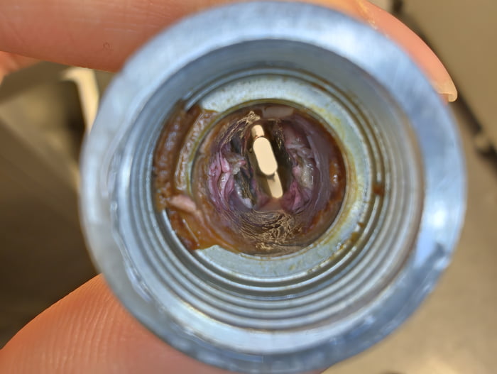 Mold, rotten milk and crust inside milkshake nozzle KFC (Check ...