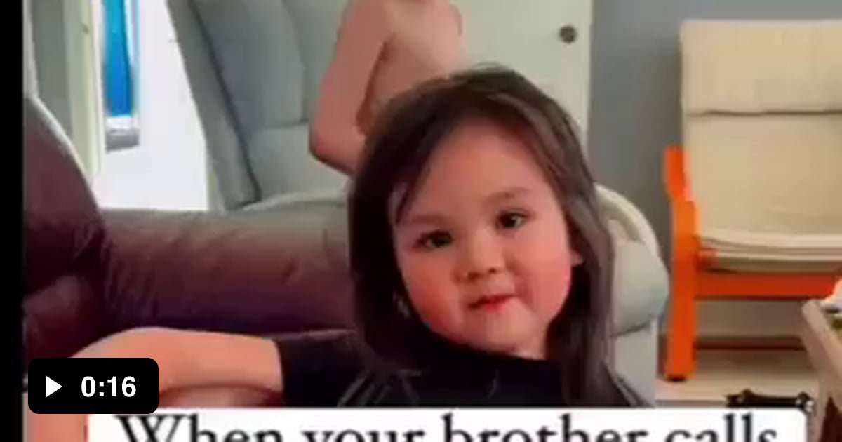 Baby girl choose to be positive 😌 - 9GAG