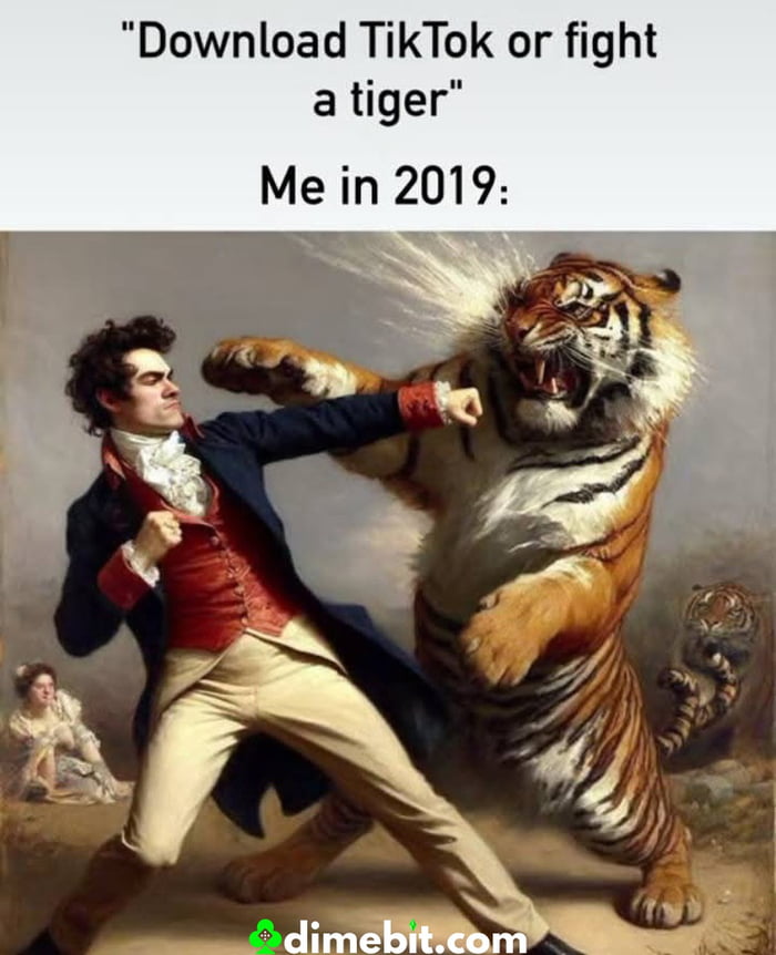Still choosing the tiger. - 9GAG