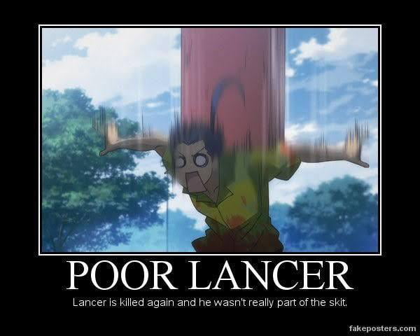 Just another Tuesday for Lancer. - 9GAG