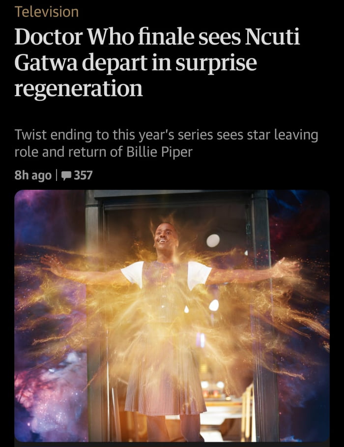Well colour me surprised. You tank the franchise,. you're not going to ...