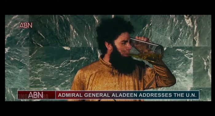 I'm pretty Aladeen that drinking Aladeen from Aladeen is considered ...