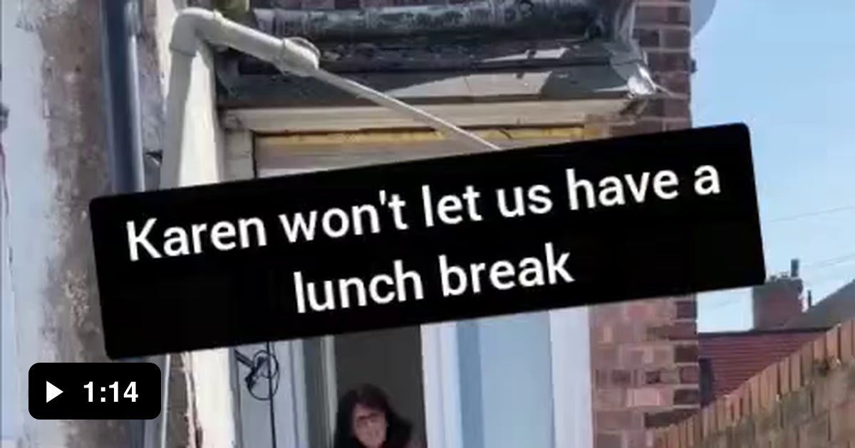 Karen in action. - 9GAG