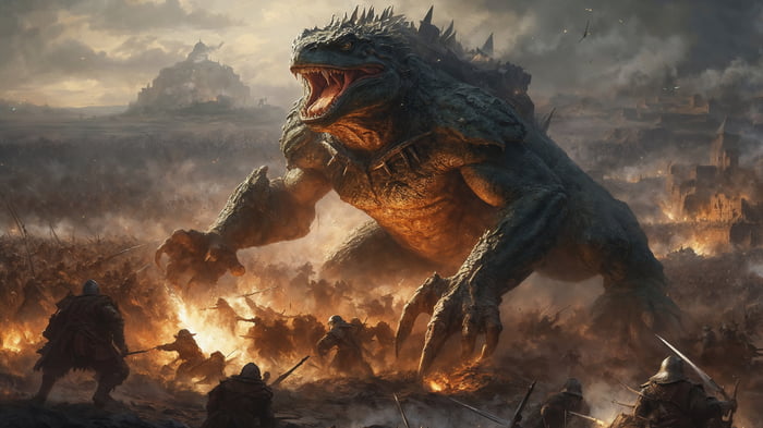 The legendary Titan Frog appears only every 6000000000 wensdays to ...