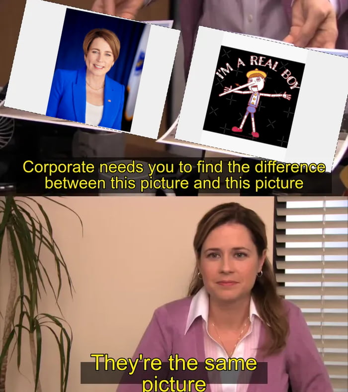 Corporate needs you to find the difference - 9GAG