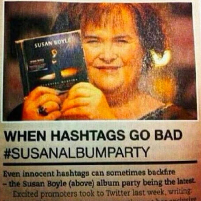When innocent hashtags go wrong - 9GAG