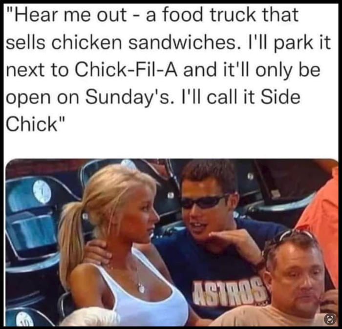 Brilliant business idea, chick-fil-a is shaking - 9GAG