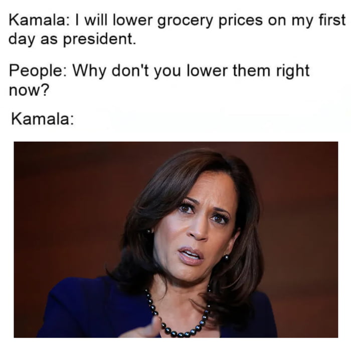 Why Kamala, why? - 9GAG