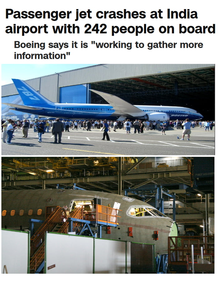 Boeing 787-8 Dreamliner crashed after takeoff - 9GAG
