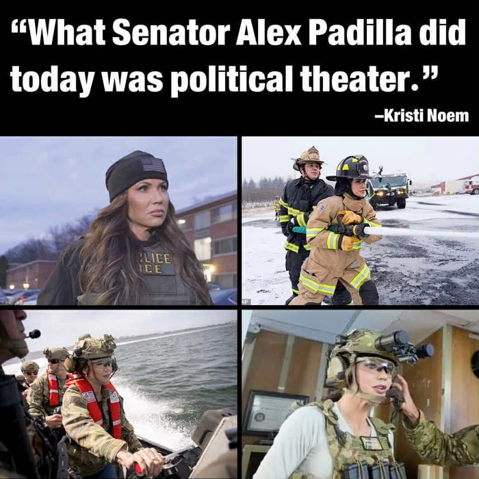 Look it this political actress performing. What a joke - 9GAG