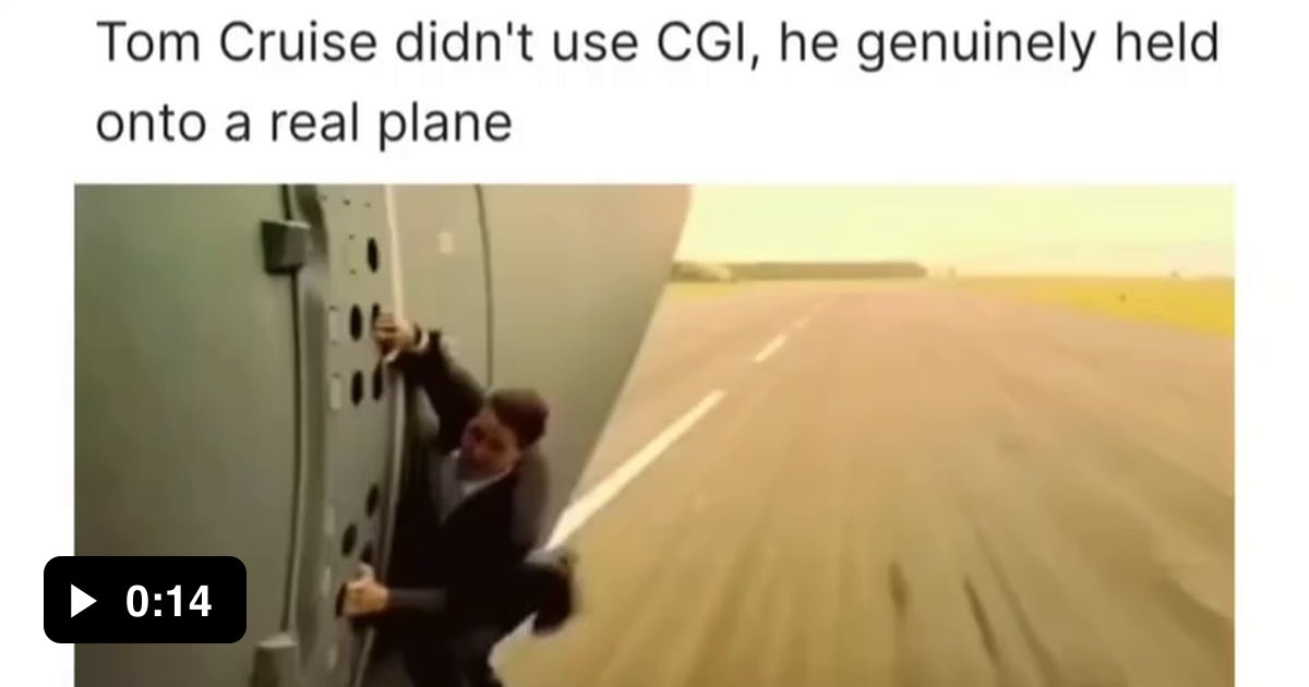 Tom Cruise's stunt insurance premiums can be up to 20% of a movie's ...