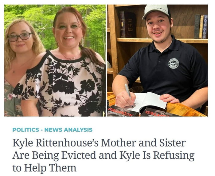 Kyle Rittenhouse REFUSES to help his own mom avoid eviction ...