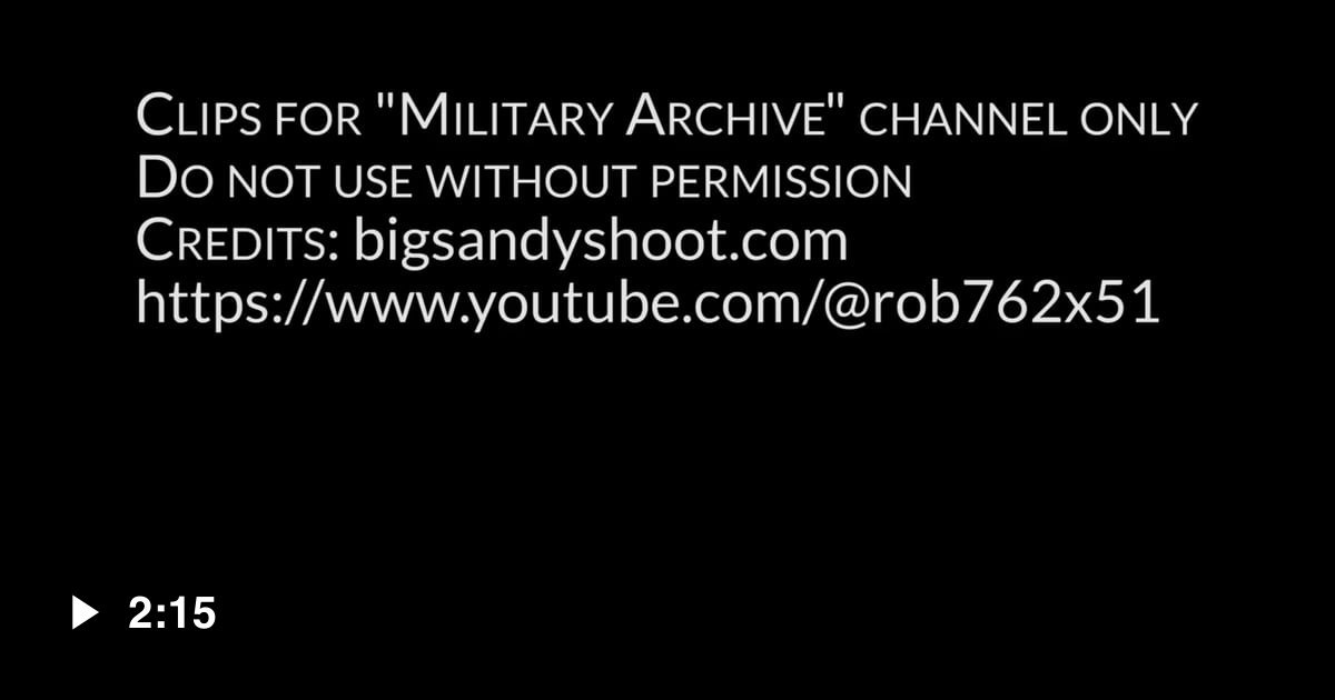 Just some shooting with the Quad M134 Minigun. - 9GAG