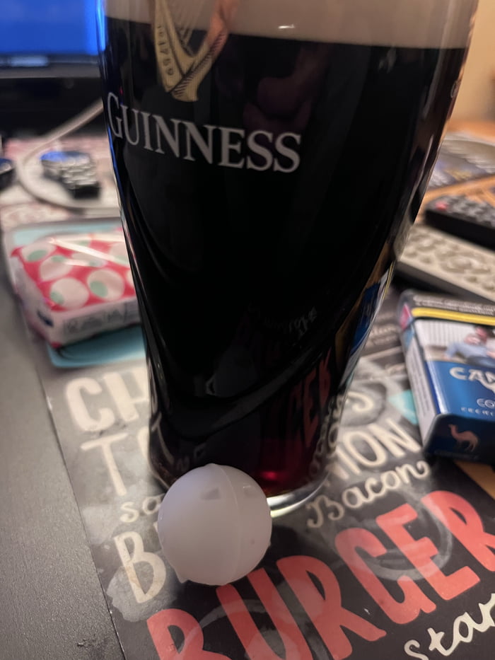 If anyone ever wondered what that little ball in a can of Guinness is ...