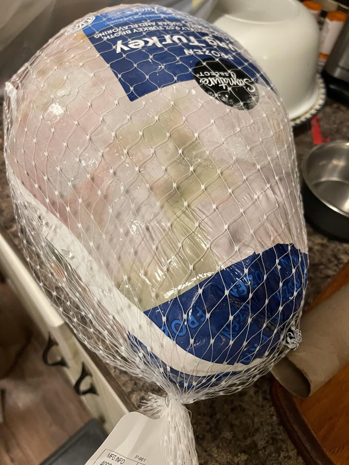 The design on the bag the turkey came in looks like mold - 9GAG