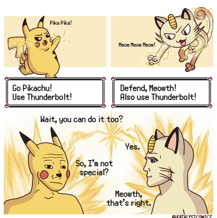 But can meowth really win the clash? - 9GAG
