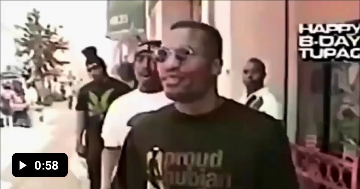 Tupac meets a rival while walking down the street - 9GAG