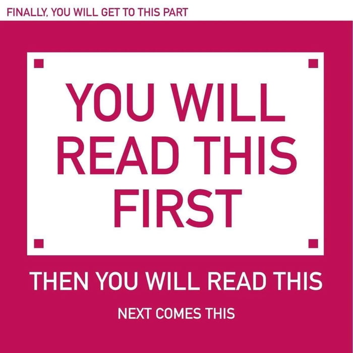 You will read this - 9GAG