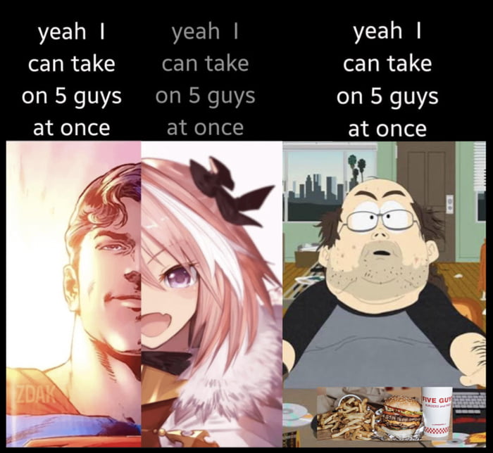 Five guys: The Trio - 9GAG