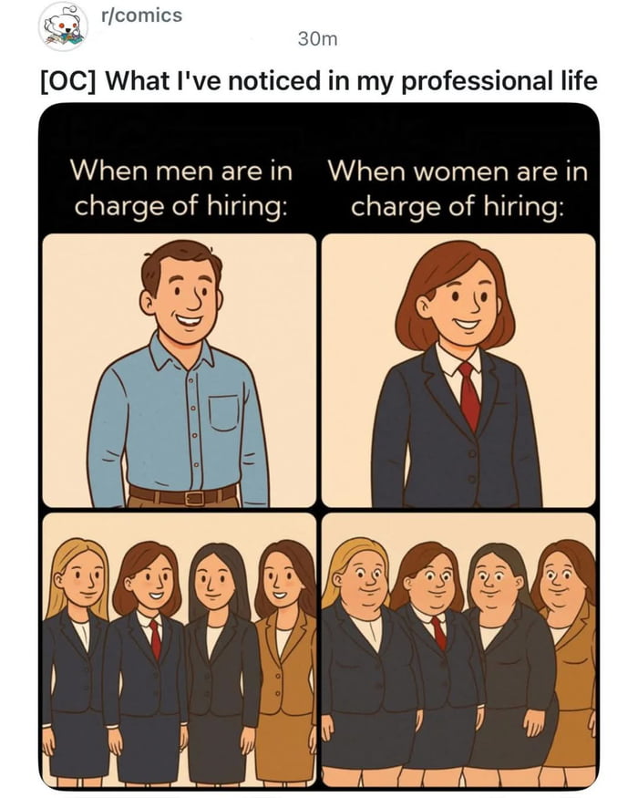 Women hire ugly women to feel better. - 9GAG