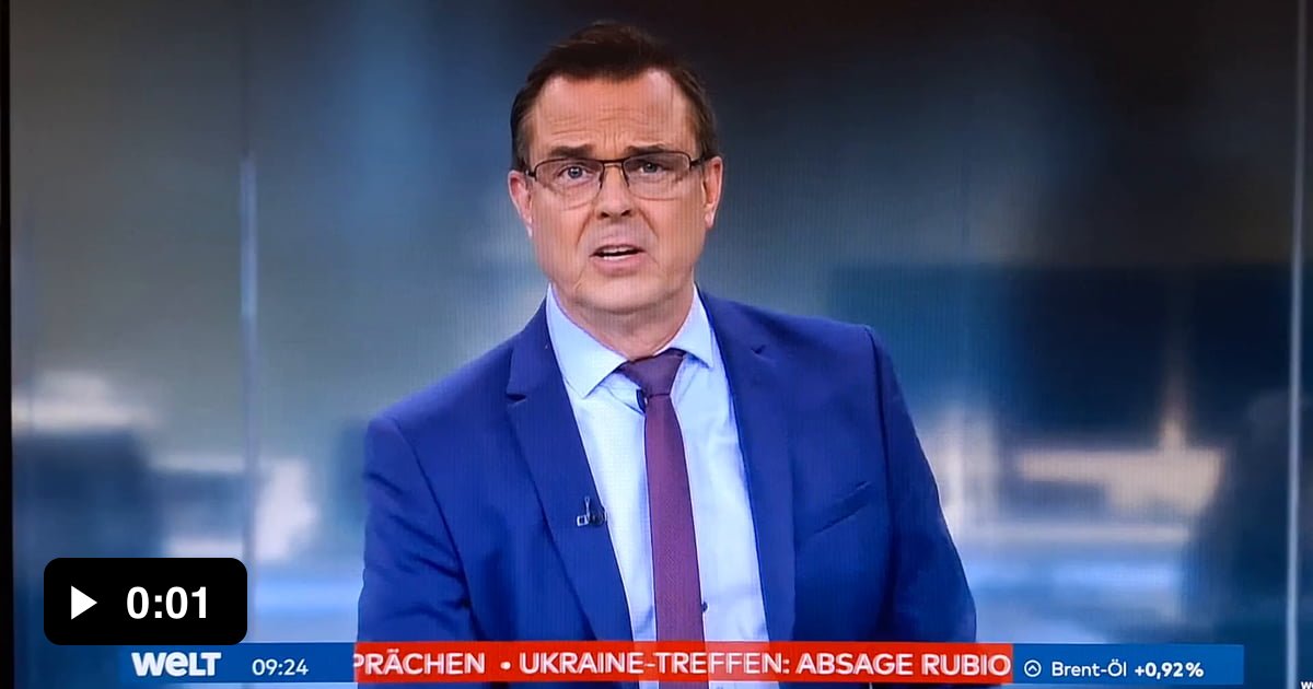 Today on a German news channel 🇩🇪 - 9GAG