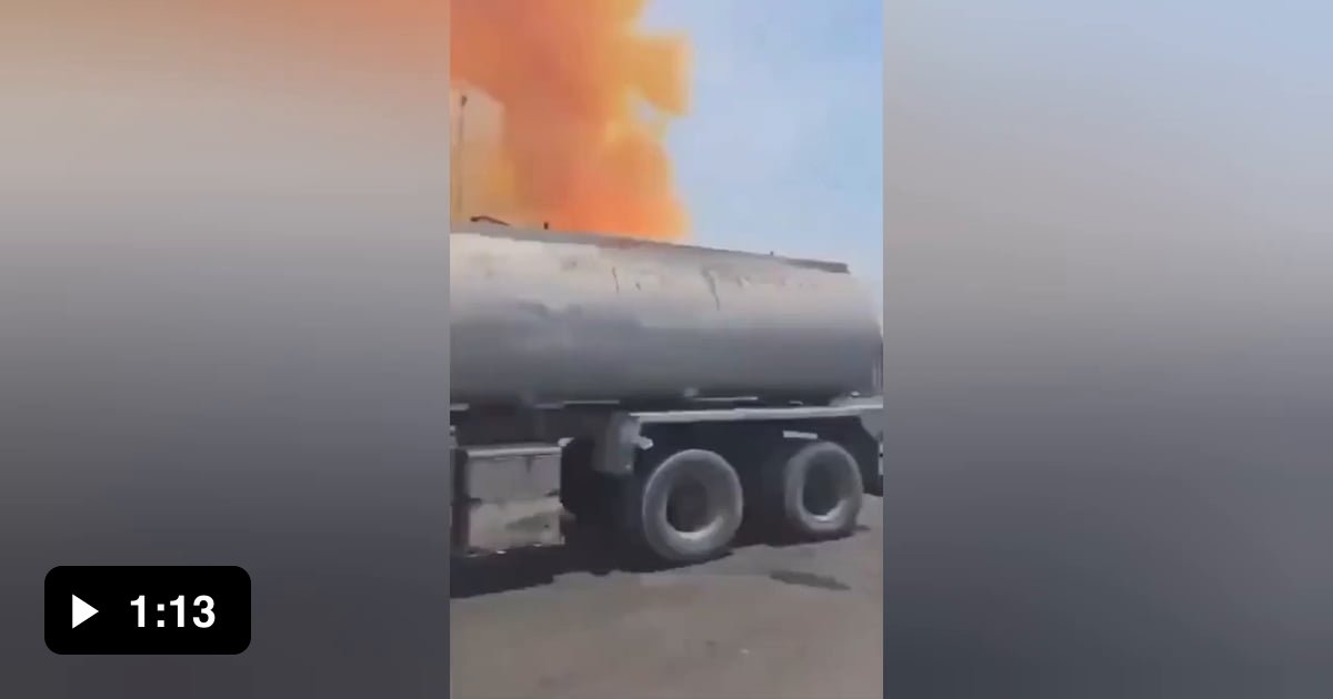 Closer footage from the explosion in Bandar Abbas, Iran. - 9GAG