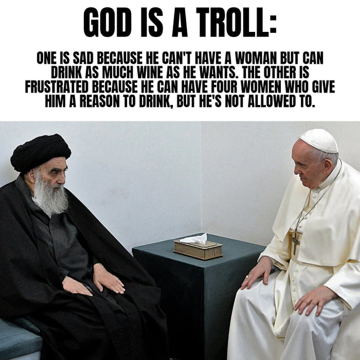 Religion? Nah. Life's way more exciting without all those rules and rituals. - 9GAG