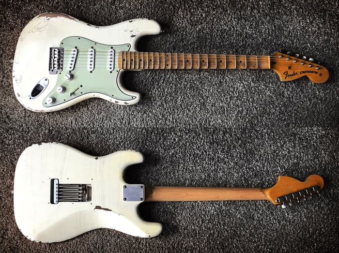 1963 strat with scalloped fretboard - 9GAG