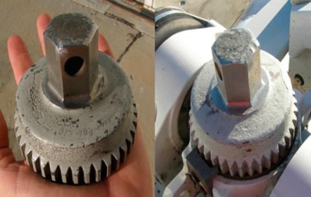 The Jesus nut is the bolt at the top of a helicopter shaft that holds ...