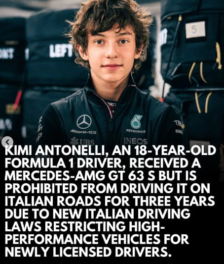 F1 driver cannot drive his AMG GT 63 in his own country. - 9GAG