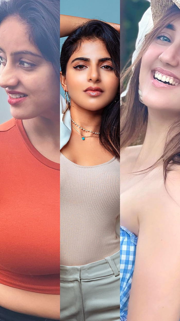 9 Beautiful & Lovely Face Different Indian Actresses - 9GAG