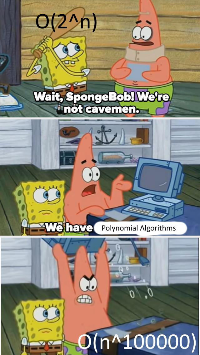 Algorithm complexities - 9GAG